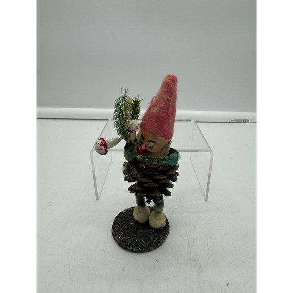 Holiday | Vintage Pinecone Pixie Gnome Elf Christmas Decor Japan ...